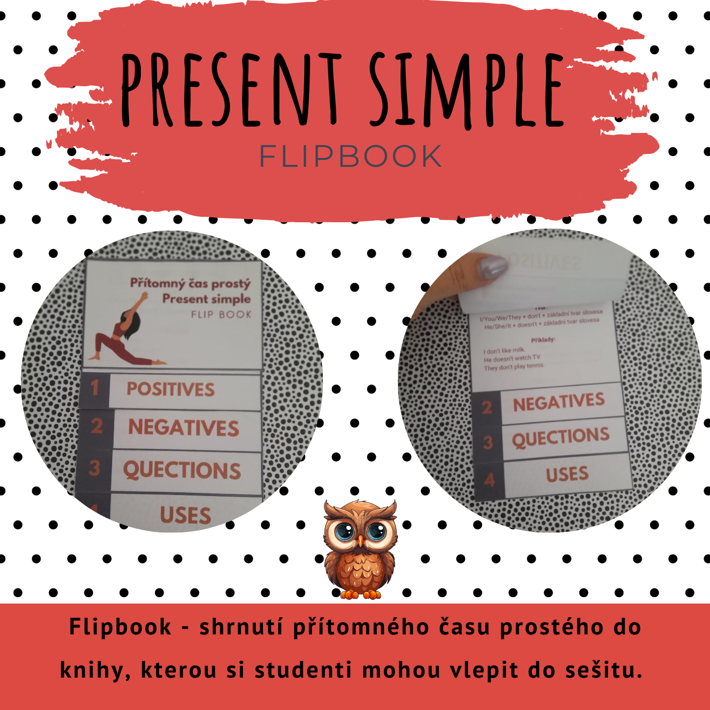 present simple -flipbook - Anglický jazyk | UčiteléUčitelům.cz